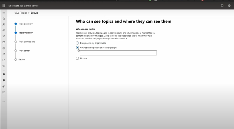 To Set Up Microsoft Viva Topics